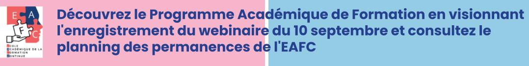 L'école académique de formation continue (EAFC) | Académie de Montpellier