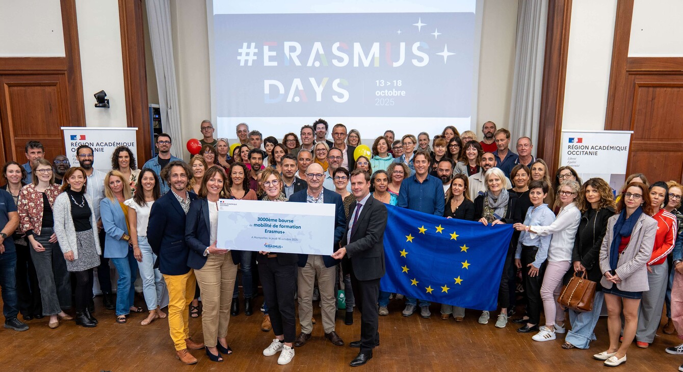 Erasmus+ : la 3000ᵉ bourse de formation remise en Occitanie | Académie ...